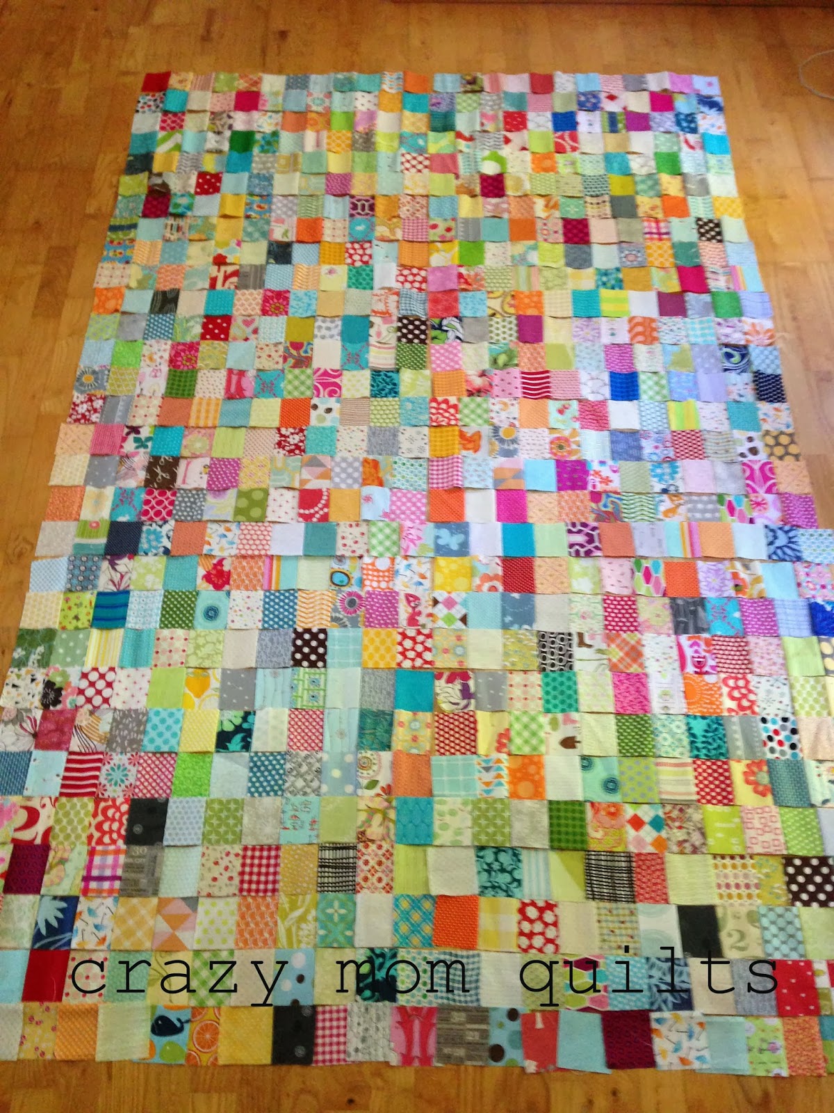 crazy mom quilts: one way to randomize patchwork