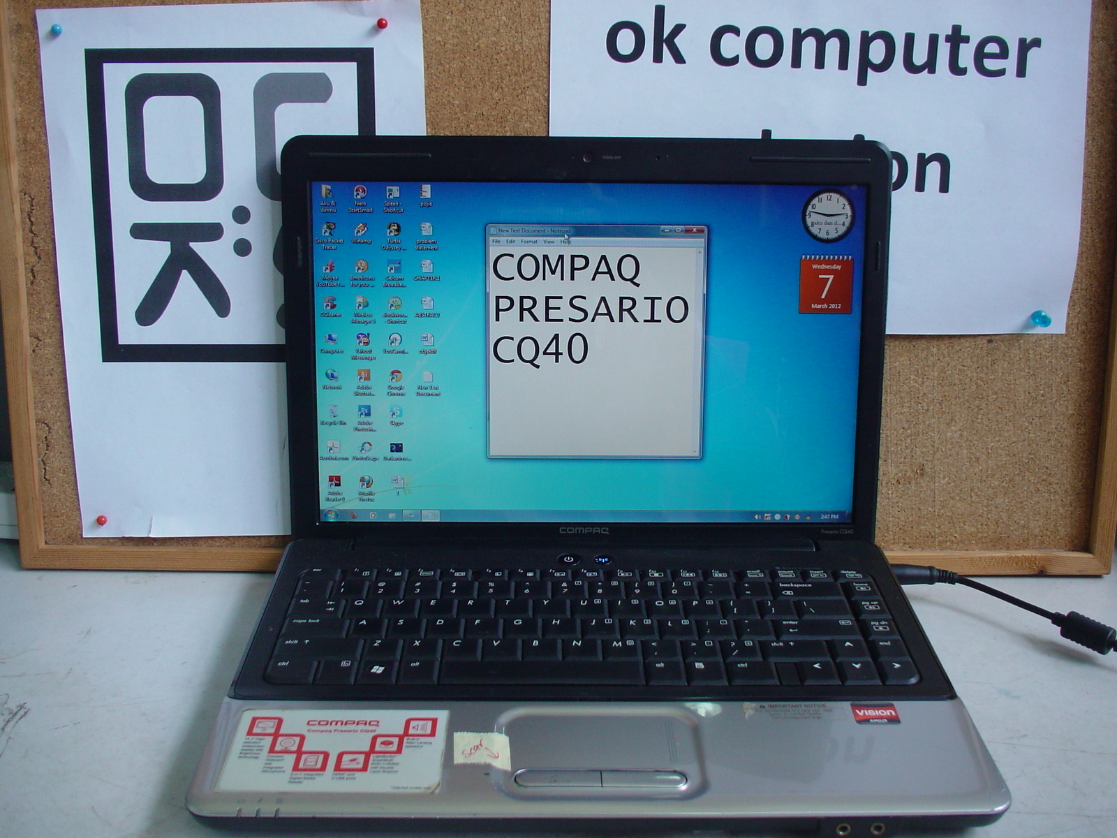 Tukar Motherboard Laptop CQ40 AMD Kepada Intel!! ~ OKCS Equine Park