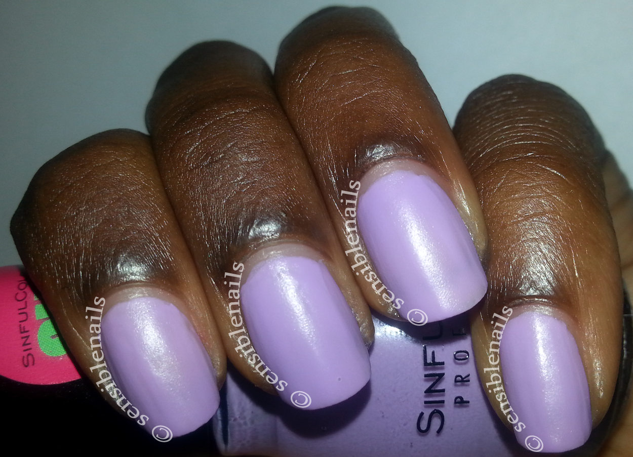 Sensible Nails: Prime Purple (Sinful Colors) & Purple Diamond (Sinful ...