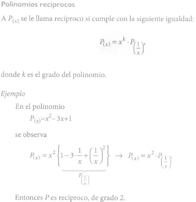 FACTORIZACION POR RECIPROCOS EJEMPLOS Y EJERCICIOS RESUELTOS