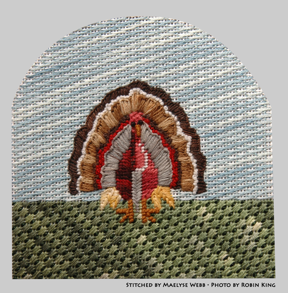 Needlepoint Study Hall: Thanksgiving Village • Rebecca Wood Designs