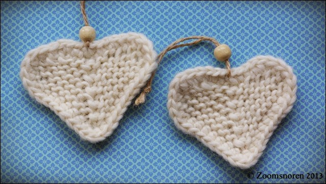 Zoomsnoren: DIY: Strikket hjerte / knitted heart