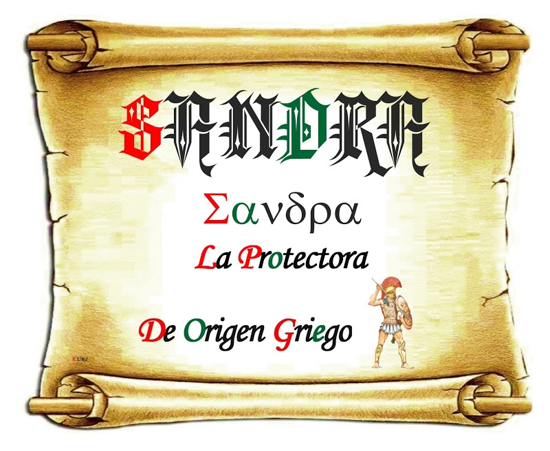 El origen de los nombres: Sandra