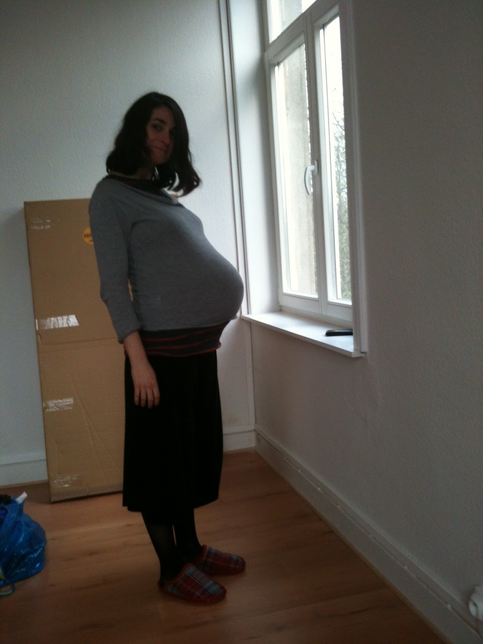 Our Sweet Blueberry: 37 Weeks Belly Update