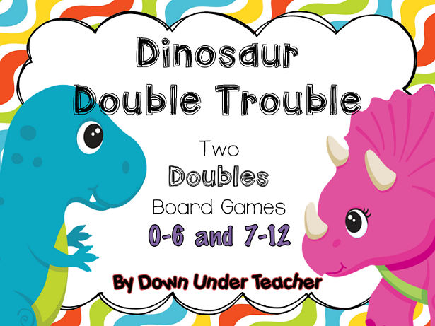 Down Under Teacher: Doubles Game Freebie