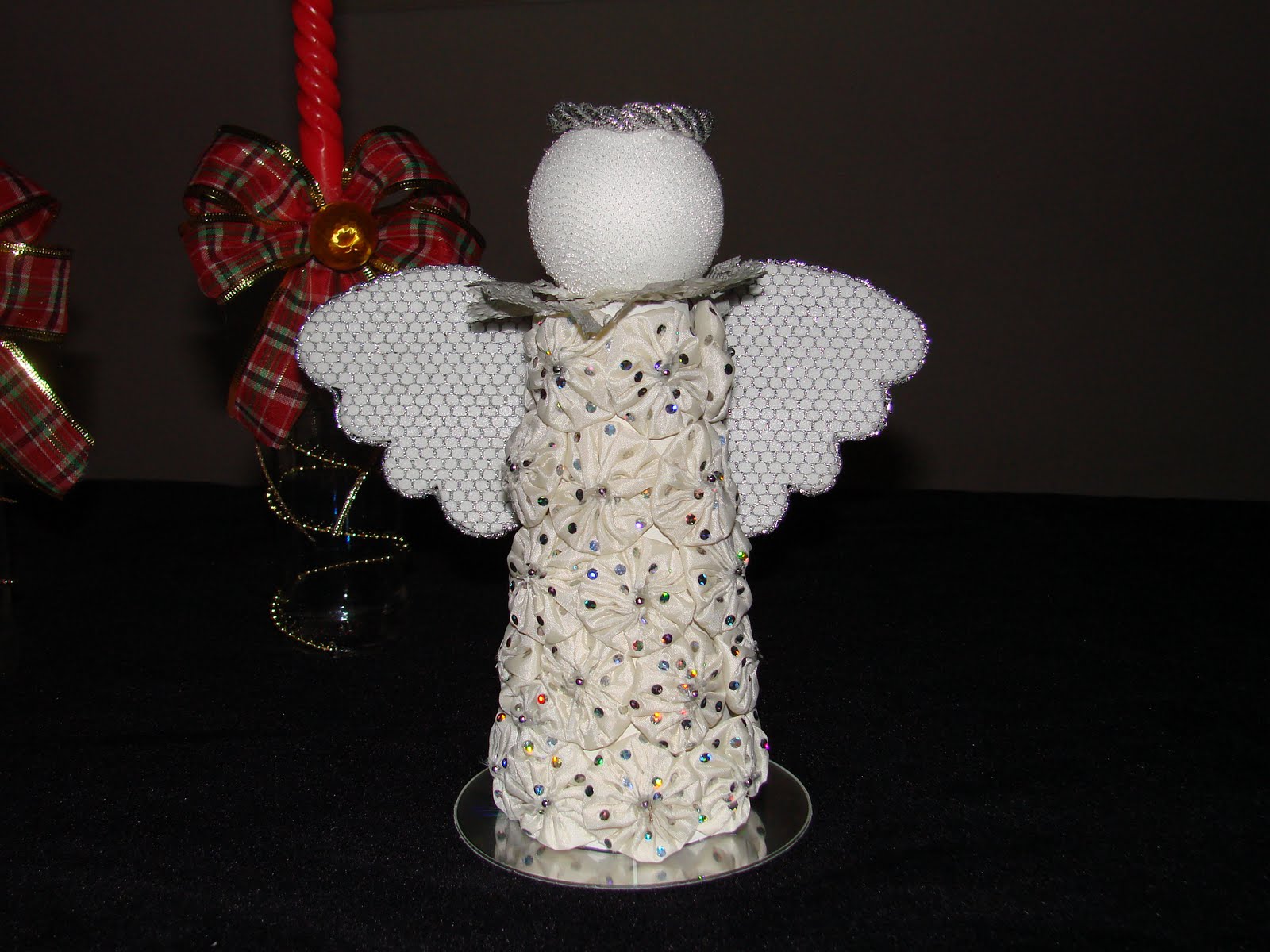 Ruth Artesanato: Anjos de natal