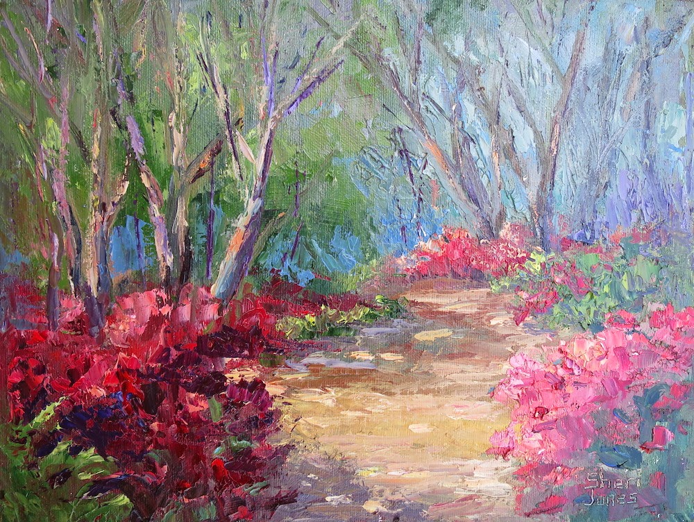 Landscape Artists International: Azalea Path, Contemporary Landscape ...