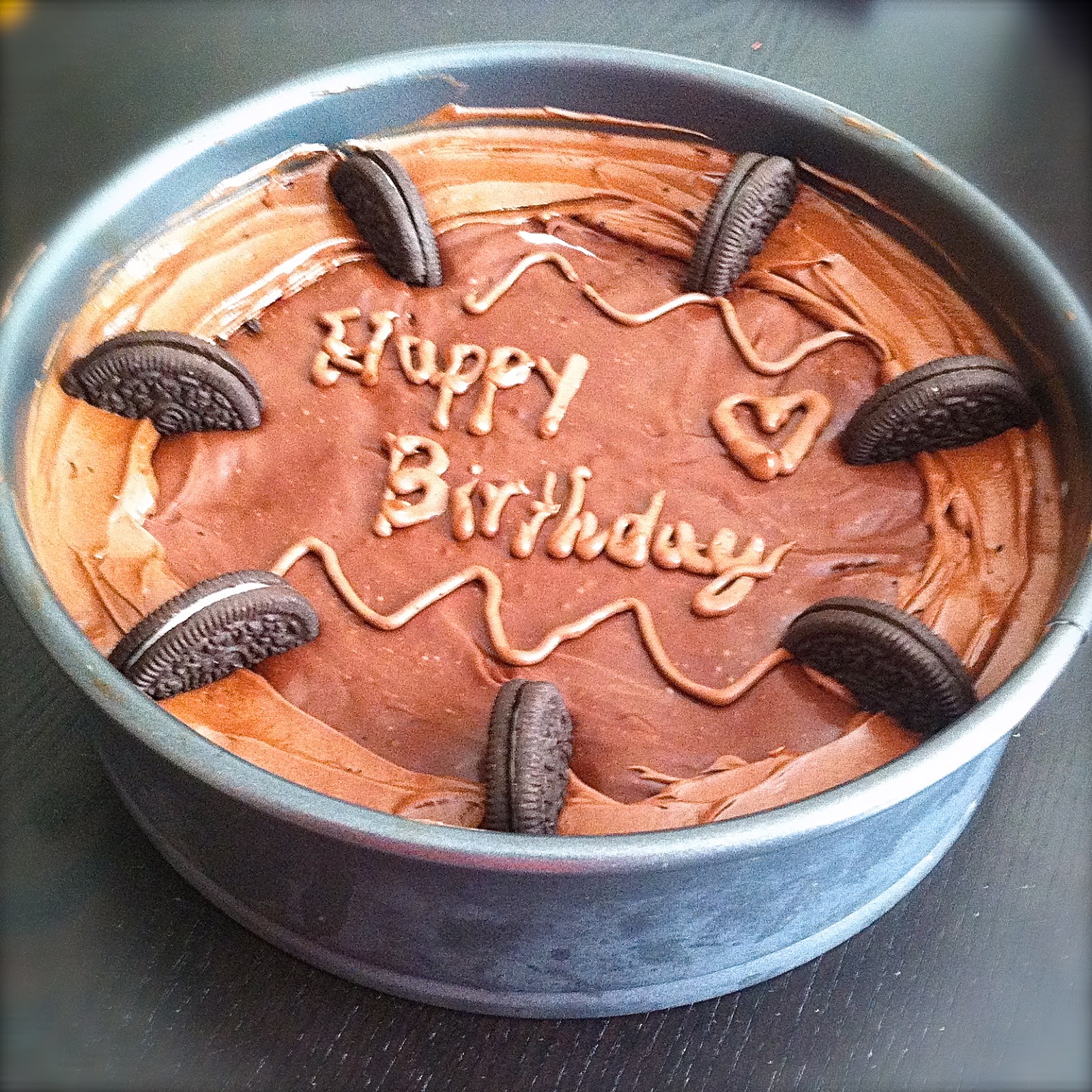 BinomialBaker: Happy Birthday Mommy! Oreo Coffee Ice Cream Cake!