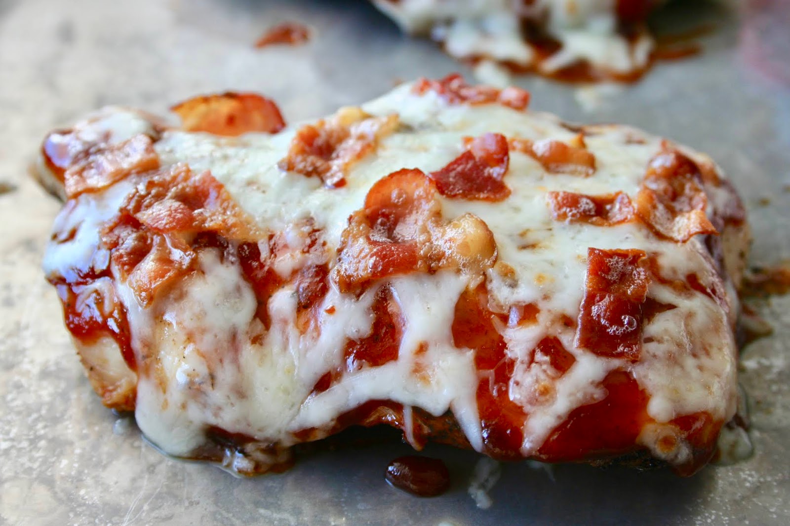 Cheesy BBQ Bacon Grilled Chicken