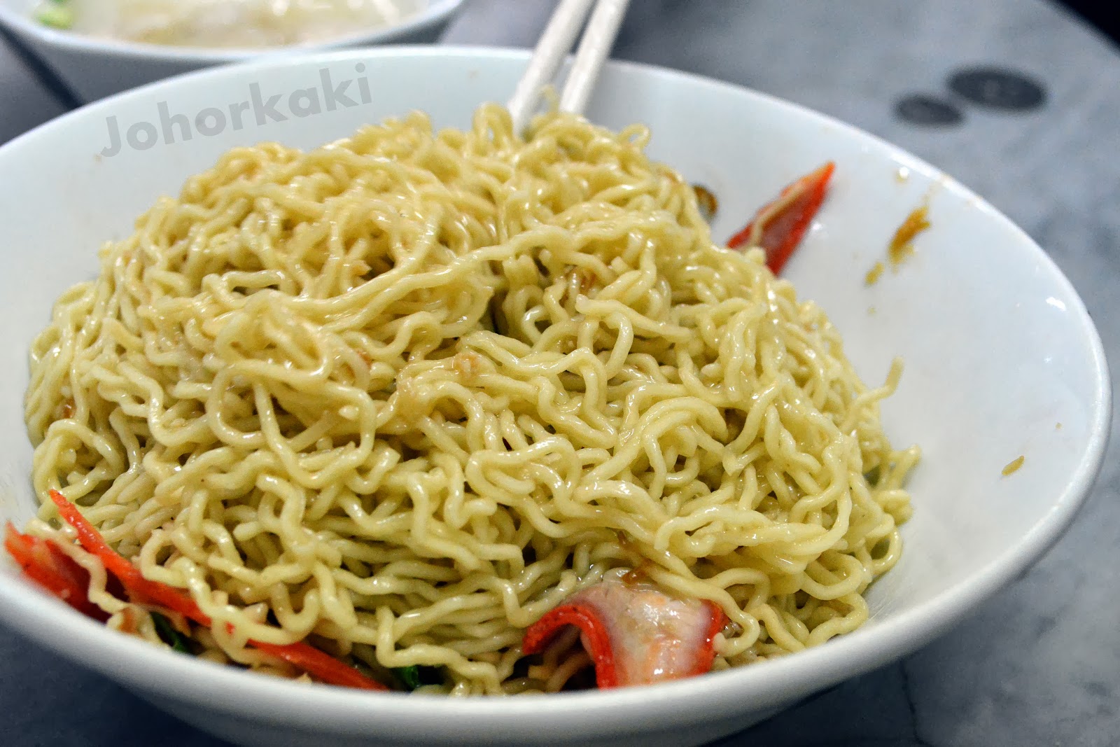 Sarawak Kolo Mee at Soon Lee Kopitiam in Taman Pelangi, Johor Bahru 顺利 ...