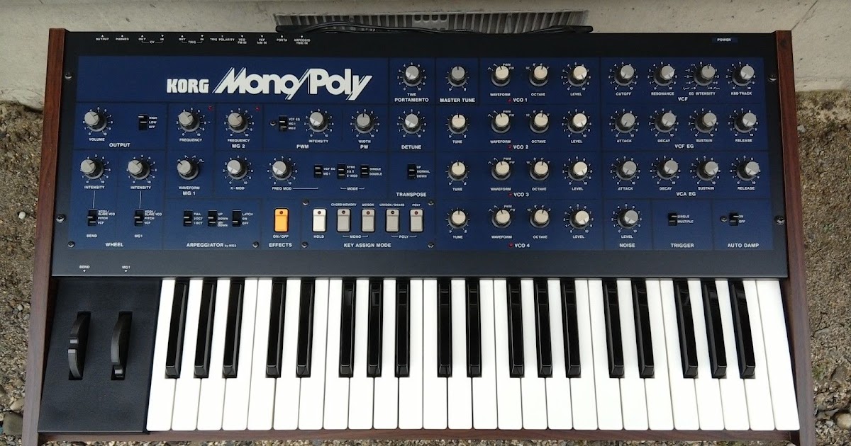 MATRIXSYNTH: KORG MONO/POLY monophonic synthesizer serviced