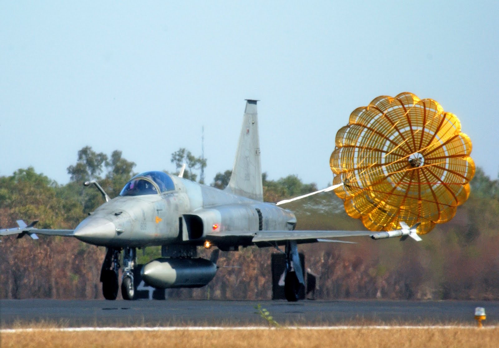 hd tut wallon: Northrop F-5 Tiger Landing