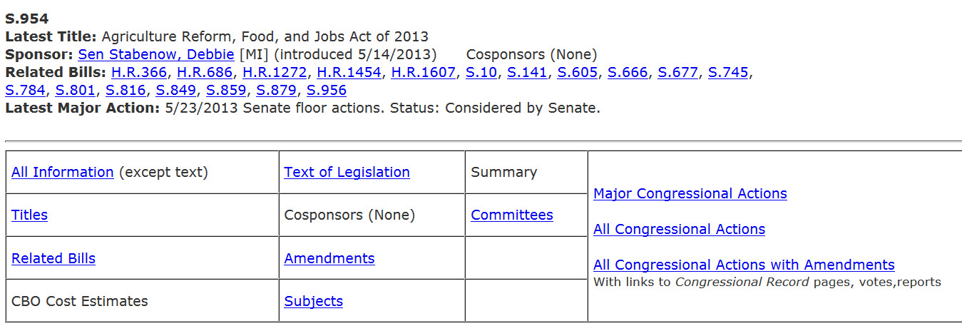 Truths, Authority and Factoids: How to access Bills on the ...