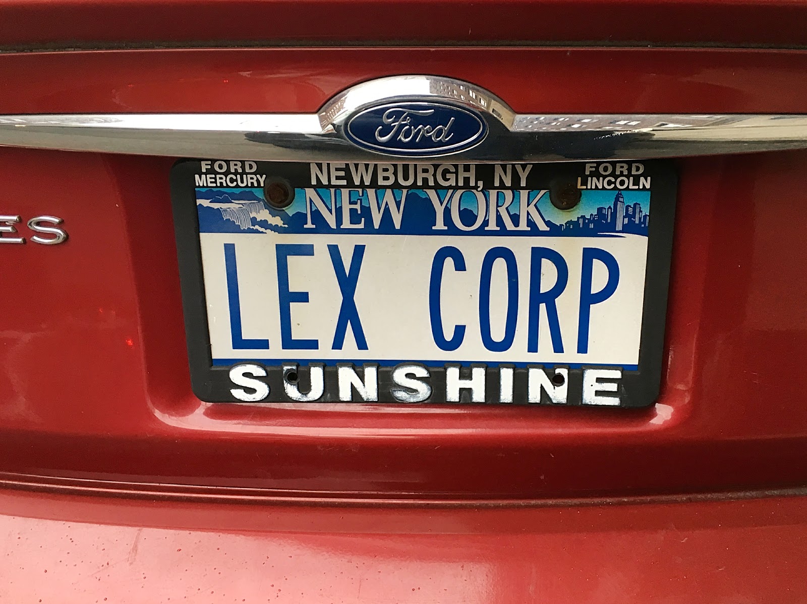 Attempted Bloggery: License Plate for an Evil Genius?