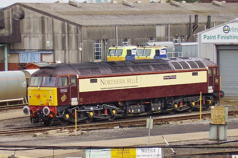 47s and other Classic Power at Southampton: 47832 at Eastleigh with new ...