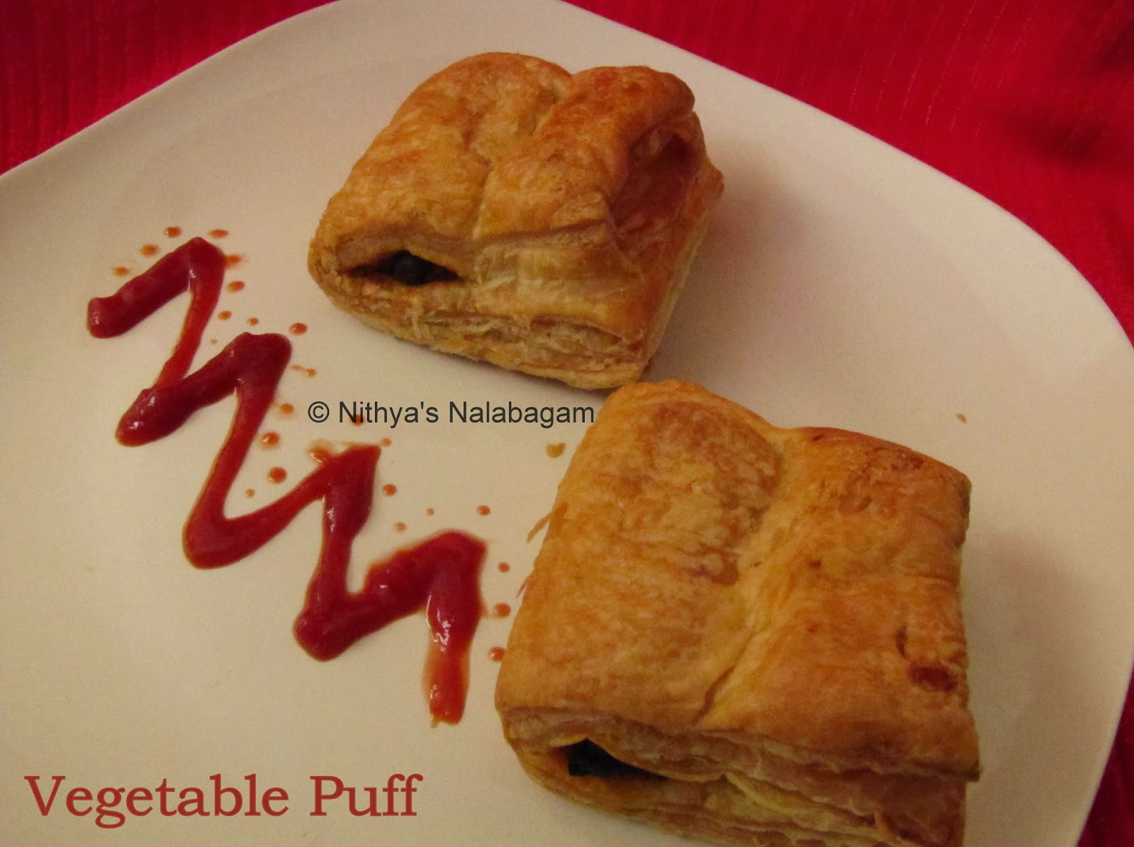 Vegetable Puff | Step by step pictures |Nithya's Nalabagam