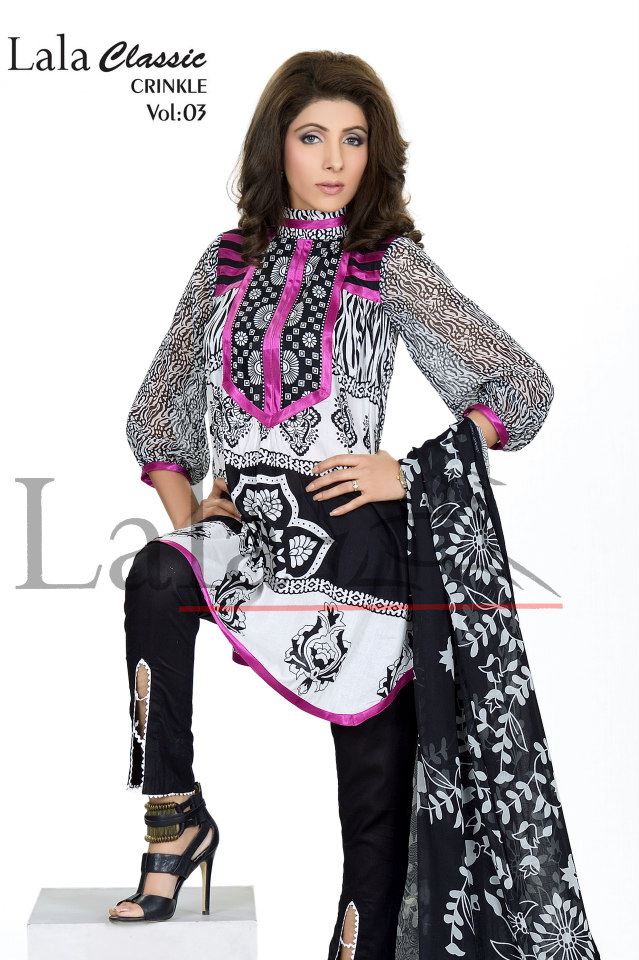 Lala Crinkle Vol-3 | Classic Crinkle Lawn Sale 2013 - Pakistani Suits ...