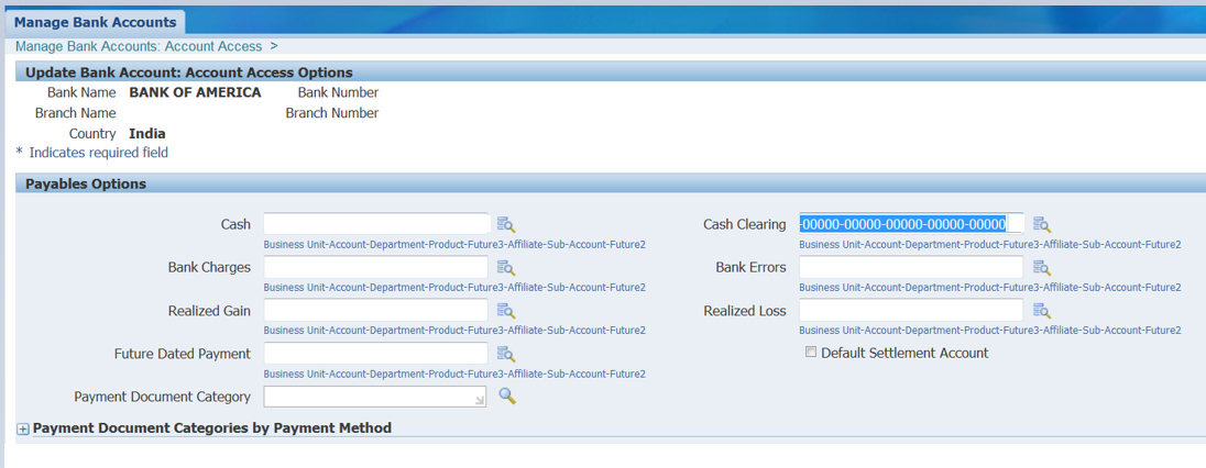 Oracle Apps: Oracle Cash Management Setups