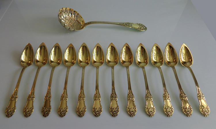 French Vocabulary Illustrated: vermeil (argent doré)