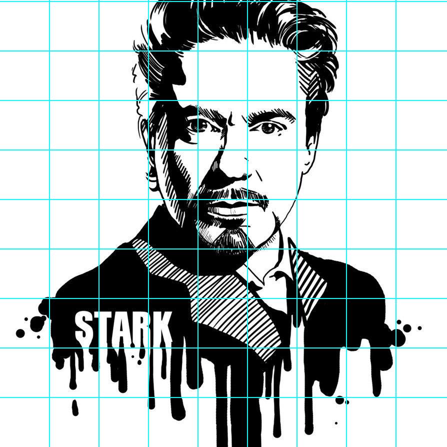 Mr. MintArt: Superhero grid drawing