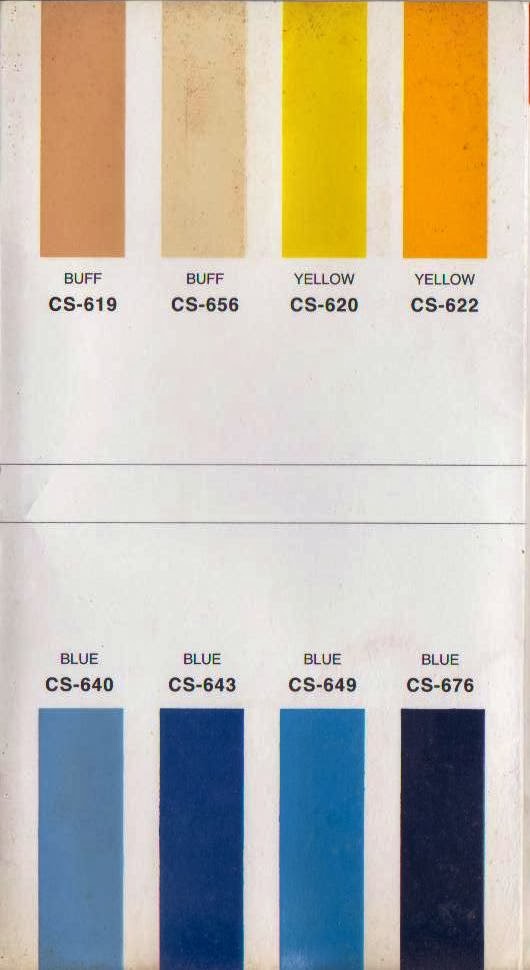CHUGOKU PAINT: Catalog Warna