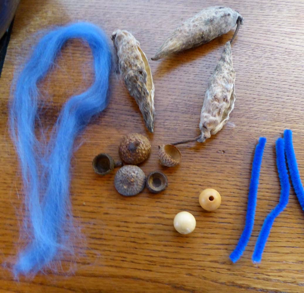 The Enchanted Tree: Milkweed pod babies- Nature crafts revisited