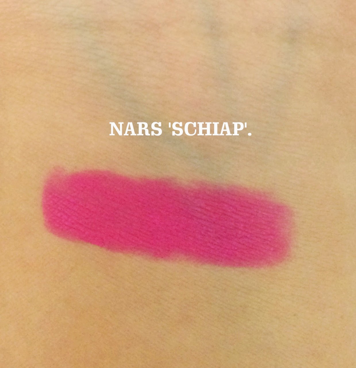 NARS 'Schiap' Semi-Matte Lipstick REVIEW! / Dairy of Pooja