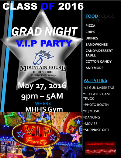 The MHHS Mustang Messenger: Senior Grad Night Party
