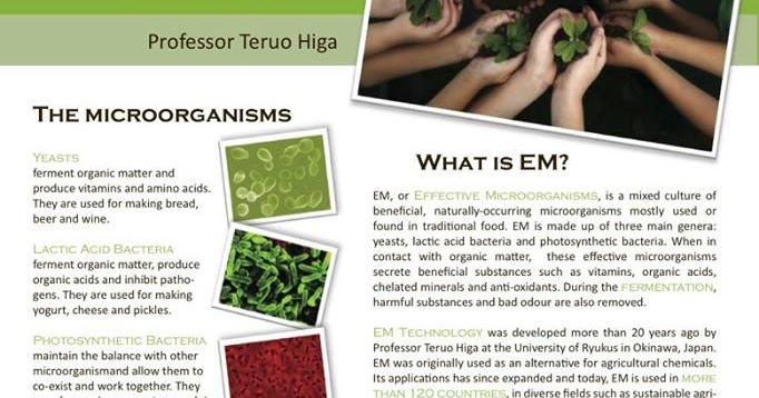 EM Effective microorganism: EM.1 Brochure