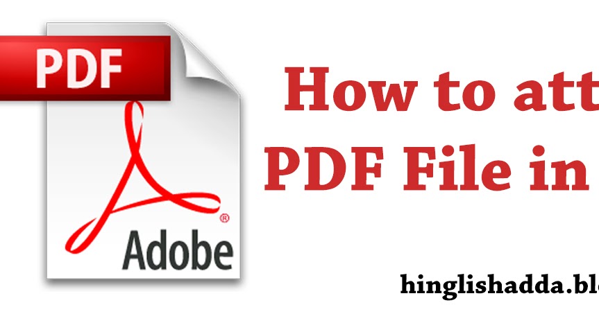 How to attach PDF file in blog