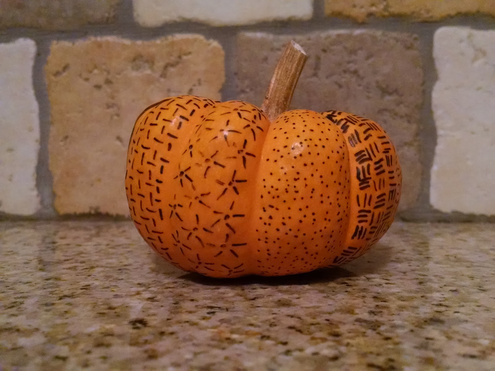 Must Run in the Family: Pumpkin Zentangle