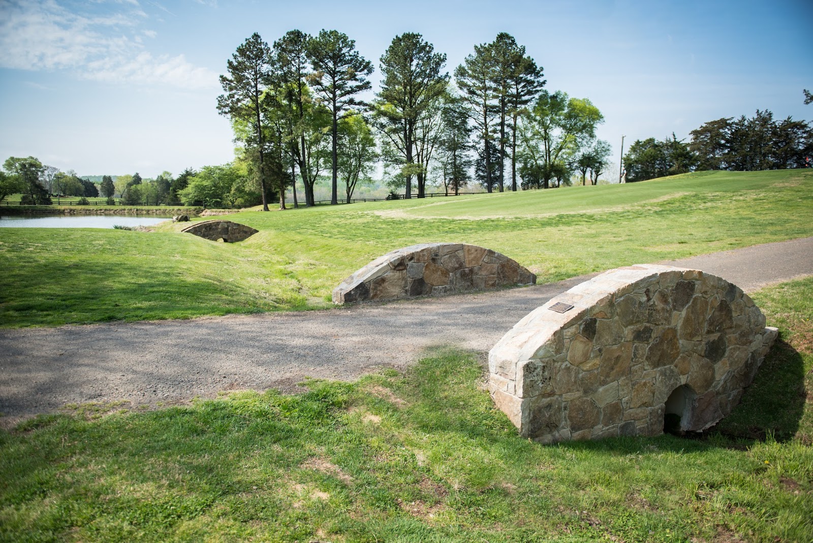 Woodberry Forest Golf: Cart bridge honors Otis and Jean Brookman