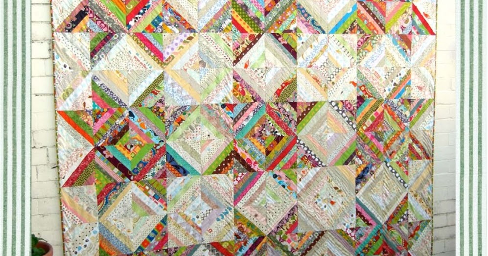 Quilting on the Crescent: String Star Progress