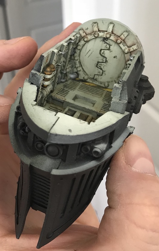 40k Hobby Blog: Warlord Titan Cockpit Ready WIP 9
