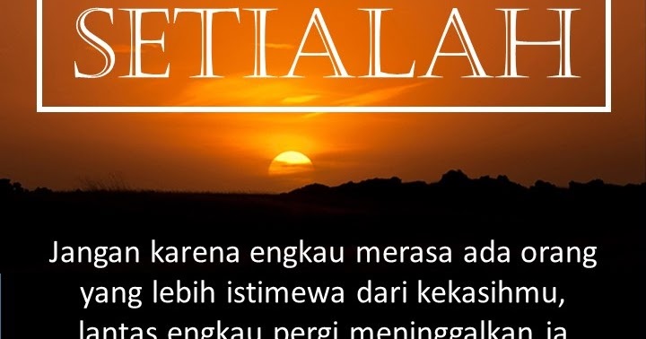 Kata-Kata Bijak Harapan Untuk Setia | AJP Creations