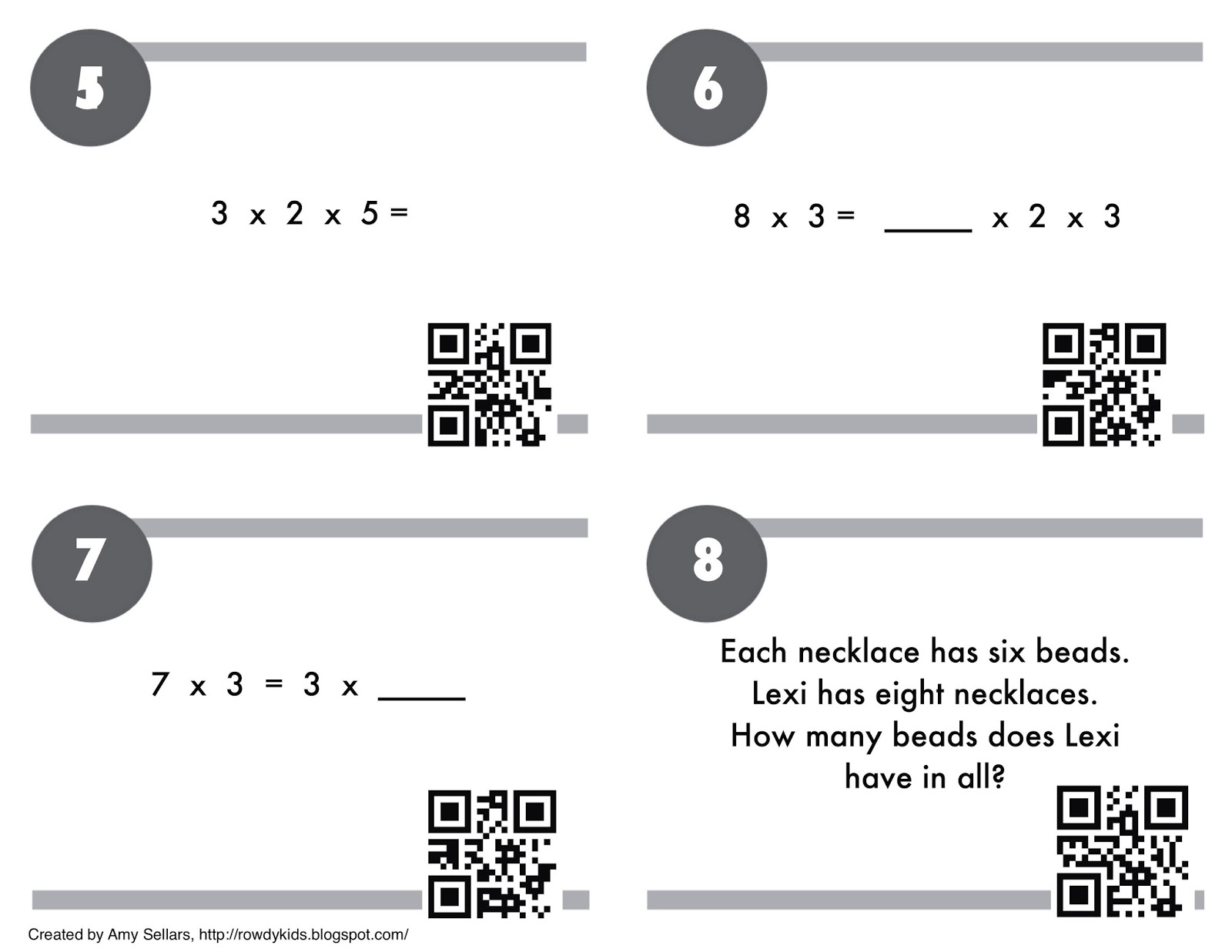 The Rowdy Kids in 3: QR Code Quick Start Guide