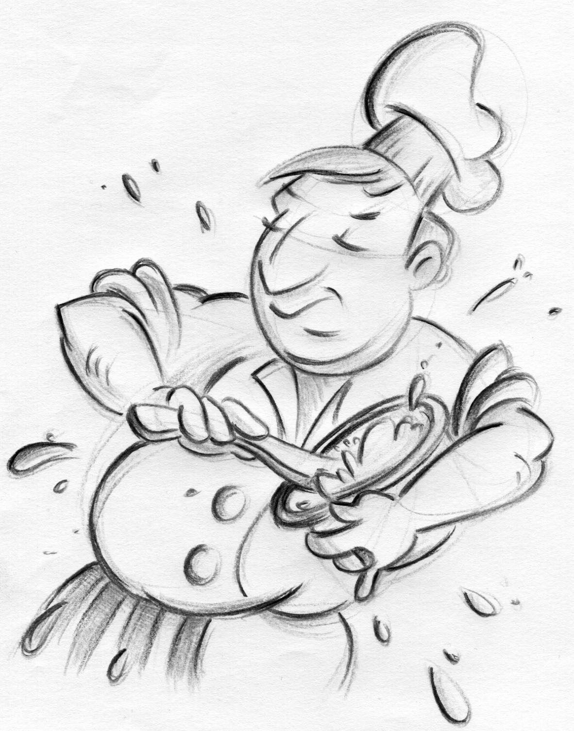 The Sketchbook: The Messy Chef