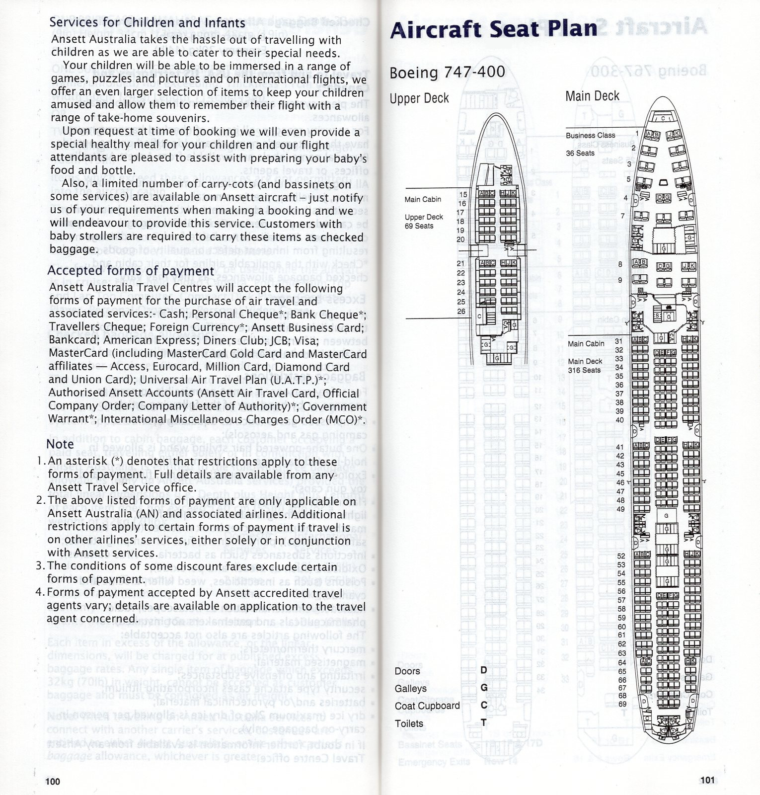 Airline memorabilia: Ansett Australia (2000)