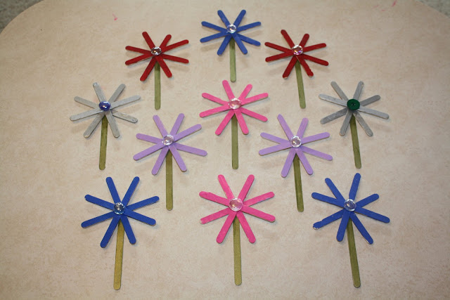 Hefley 5.....: Popsicle Stick Flowers