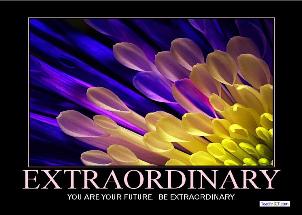 ABEL'S ENGLISH PAGE: BE EXTRAORDINARY