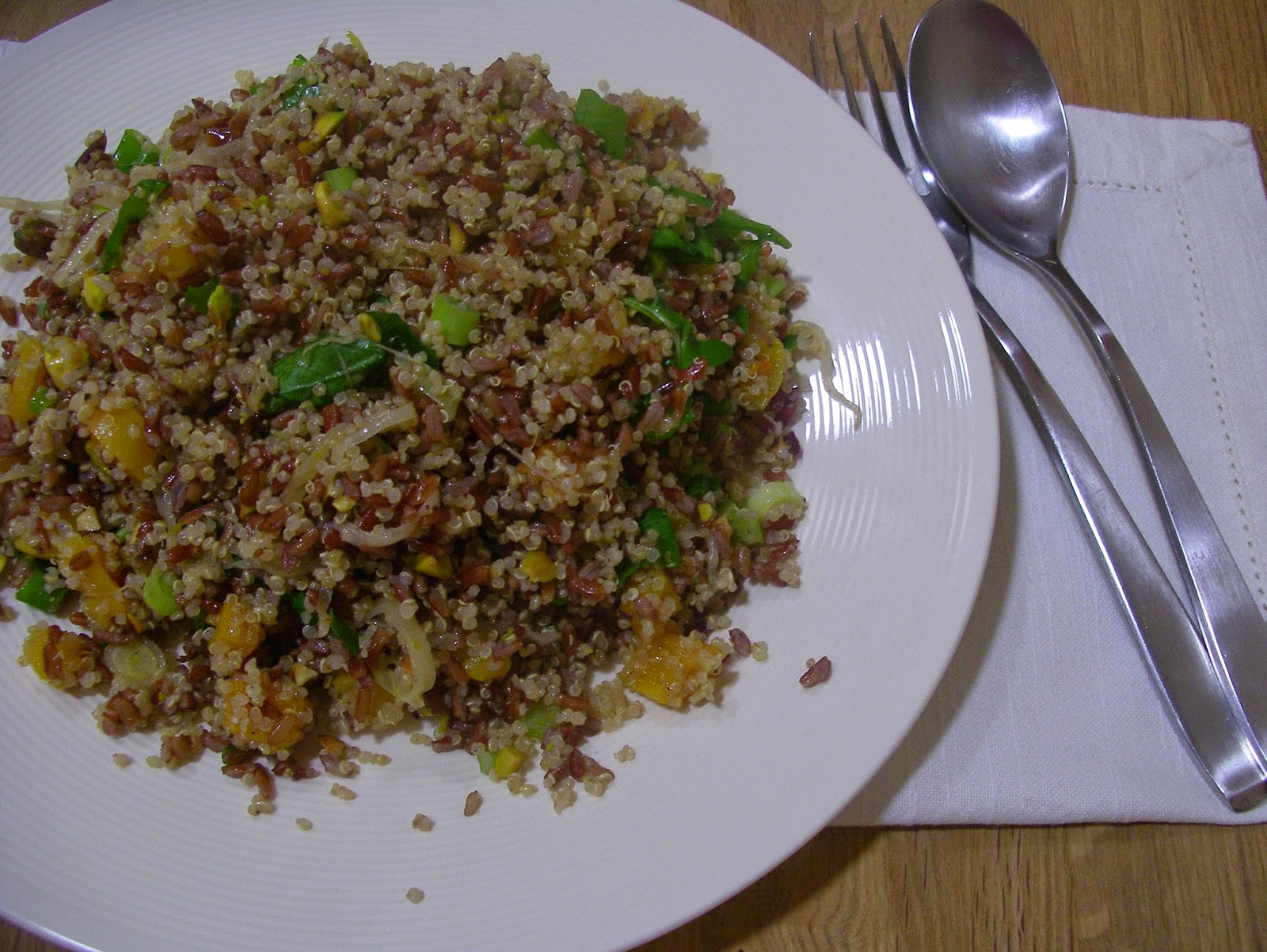 KITCHEN IN THE SAND: Camargue red rice and quinoa with orange, dried ...
