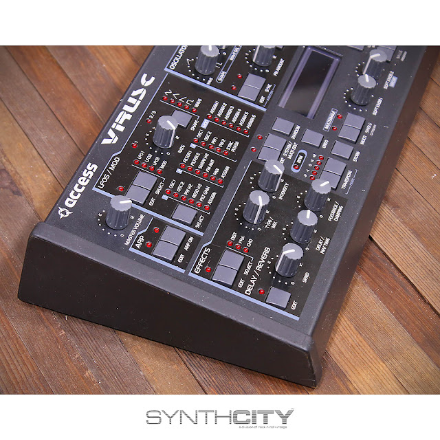 MATRIXSYNTH: Access Virus C Desktop Digital Synthesizer SN 10202047