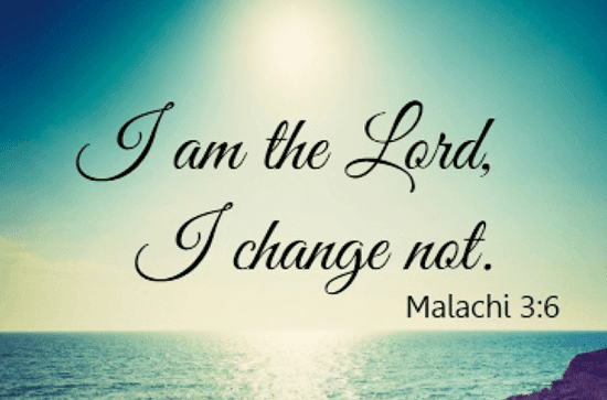 Jesus4Evers: God doesn't change