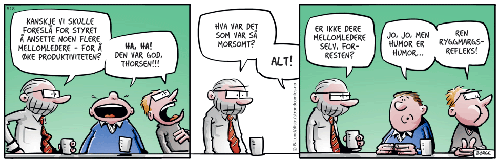 4. etasje med heis: Jeg vil bli mellomleder!