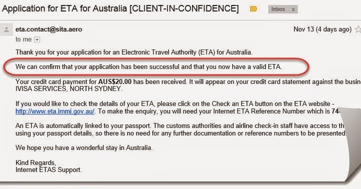 Applying for ETA online to travel to Australia | The 8th Voyager