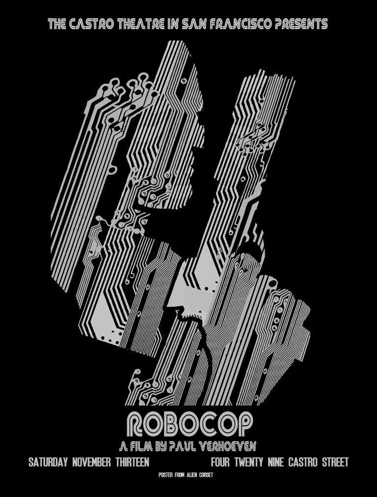 The Geeky Nerfherder: Movie Poster Art: Robocop (1987)