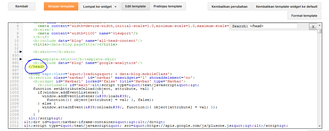 .: Menampilkan Pesan Pop-up Ketika Membuka Blog