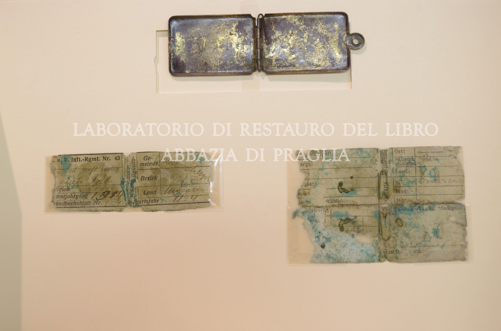 Laboratorio di restauro del libro - Abbazia di Praglia: RESTAURO DI UNA ...