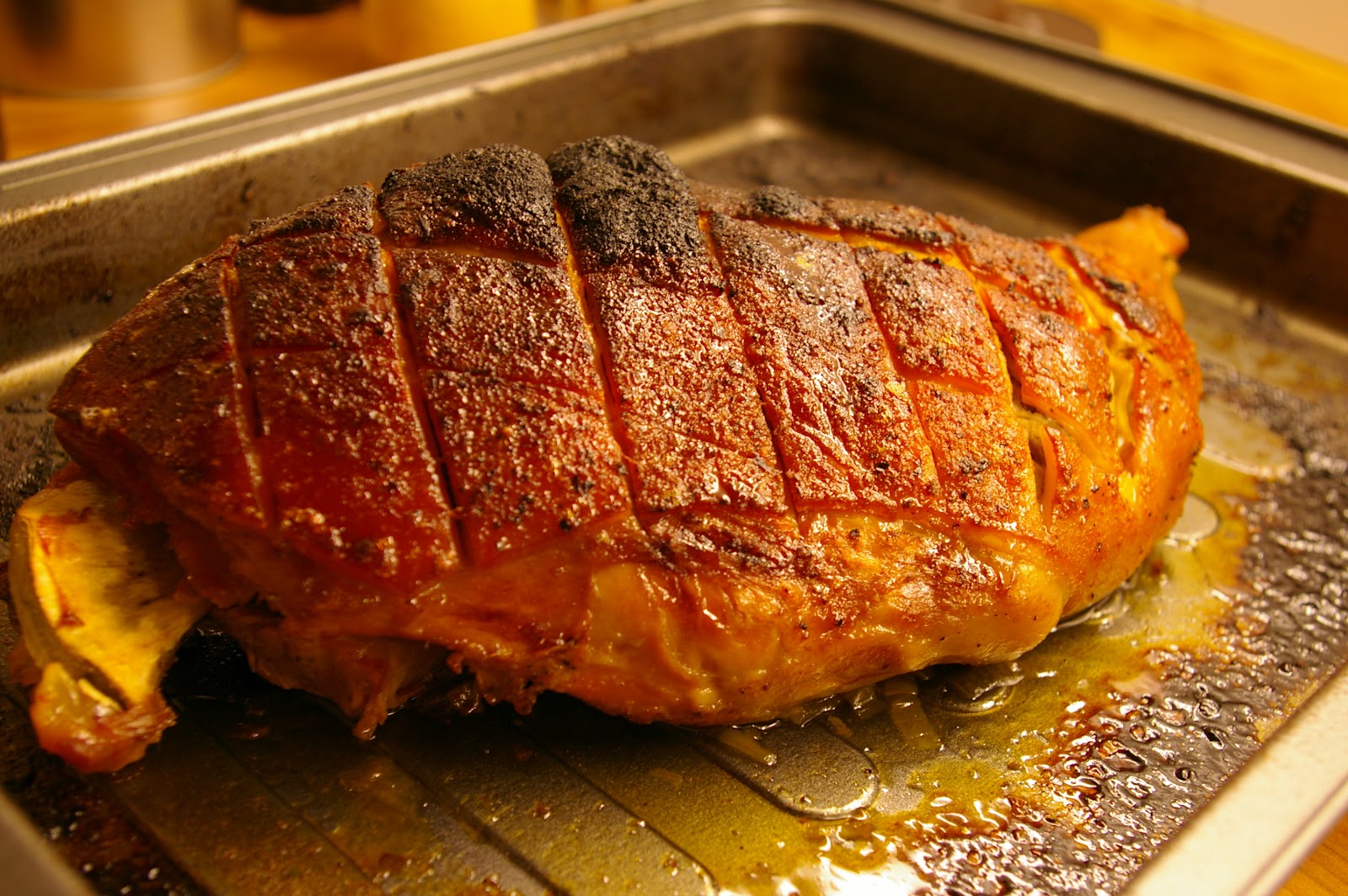 Leto's Passion: Slow-Roasted Leg of Suckling Pig