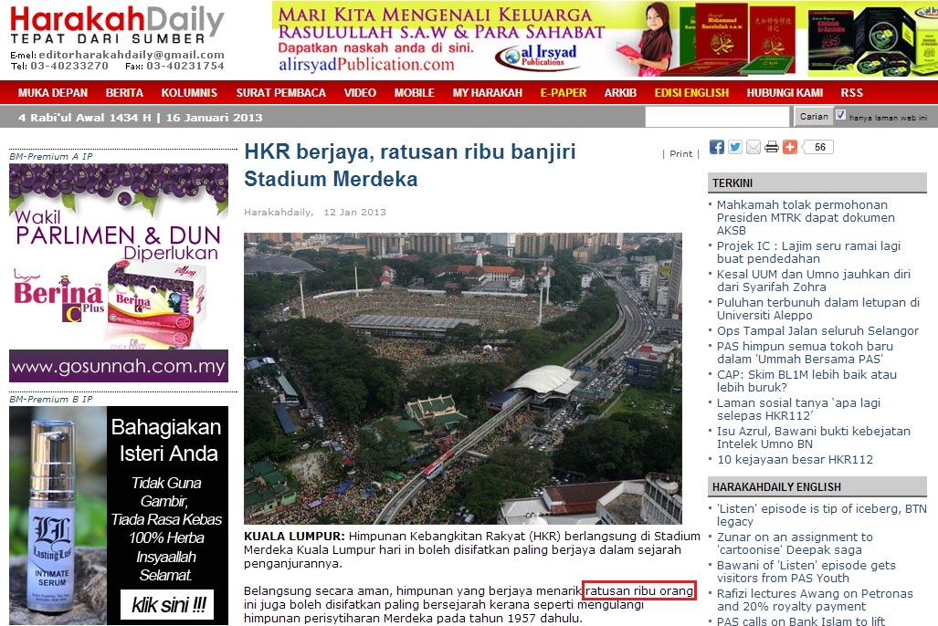 Suara Keadilan Bengang Harakah Daily Play Safe...